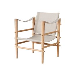 Tchibo - Loungesessel - 59x61x79cm - beige - Bambusholz / Baumwolle