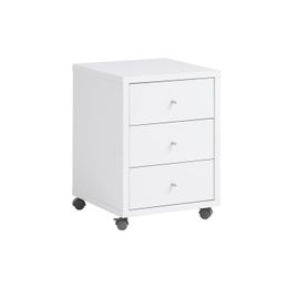 Tchibo - Rollcontainer &raquo;Office&laquo; - 42x44x59cm - silber - Holz / Kunststoff / Metall
