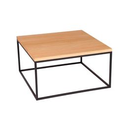 Tchibo - Couchtisch &raquo;Devana&laquo; - 70x70x38cm - schwarz - Eichenholz / Stahl