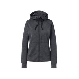 Tchibo - Kapuzenjacke mit Merinowolle - Damen - Gr. XL - dunkelgrau