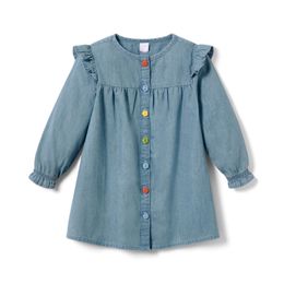 Tchibo - Baby-Denimkleid - Baby - Gr. 86/92 - dunkelblau