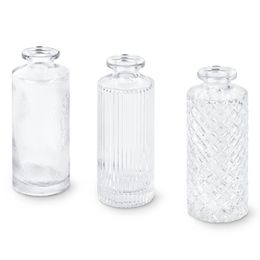 Tchibo - Dekoflaschen-Set aus Glas - transparent
