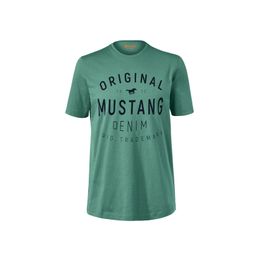 Tchibo - T-Shirt &raquo;Mustang&laquo; - Herren - Gr. S - dunkelblau/print