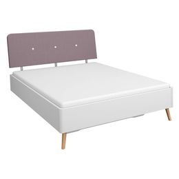 Tchibo - Nordicbett &raquo;Annett&laquo; - 147x217x103cm - braun - Holz / Polyester / Eschen-Massivholz