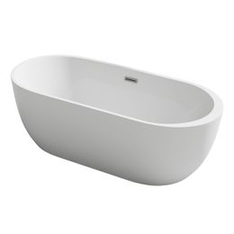 Home-Deluxe-Badewanne &raquo;Codo&laquo; - 170x80x58cm - wei&szlig; - Acryl / Stahl