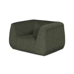 Tchibo - Loungesessel &raquo;Roundshell&laquo; von ADA trendline - 123x96x72cm - olivgr&uuml;n - Polyester / Holz / Schaumstoff