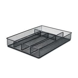 Tchibo - Besteckkasten aus Metall - schwarz