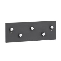 Tchibo - Hakenpaneel &raquo;Moonlight&laquo; - 56x4,5x19,5cm - silber - Holz / Kunststoff