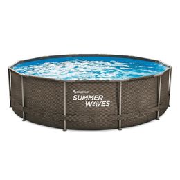 Summer Waves Active-Frame-Pool - dunkelbraun