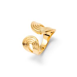 Tchibo - Ring - Damen - Gr. 19 - gold