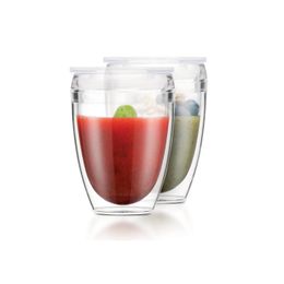 2 Bodum Doppelwandbecher - transparent