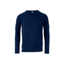 Tchibo - Cashmere-Pullover mit V-Ausschnitt - Herren - Gr. L - blau