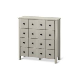 Tchibo - Kommode mit 16 Schubladen - 82x31x87cm - schwarz - Holz / Metall