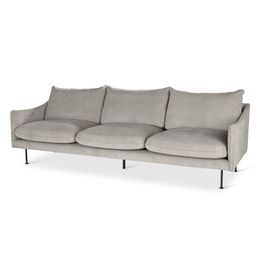 Scapa - Design-Sofa - 257x95x86cm - schwarz - Polyester / Polyamid / Metall