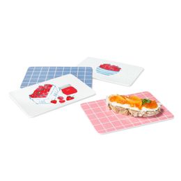 Tchibo - 4 Schneidebretter - hellblau