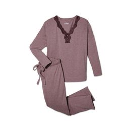 Tchibo - Pyjama - Damen - Gr. XL - bordeaux