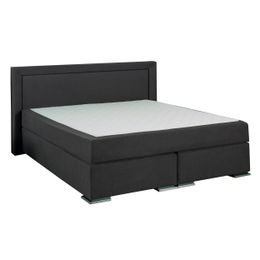Tchibo - sun garden Premium Boxspringbett mit Taschenfederkern - 200x211x110cm - grau - Holz / Schaumstoff / Polyurethan