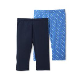 Tchibo - 2 Leggings - M&auml;dchen - Gr. 170/176 - dunkelblau
