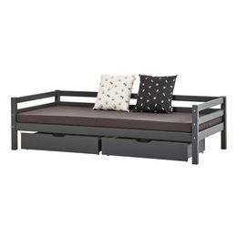 Tchibo - Kinderbett &raquo;Basic&laquo; mit passenden Schubladen - 208x98x56cm - schwarz - Holz / Holz