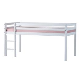 Tchibo - Halbhohes Kinderbett &raquo;Basic&laquo; - 208x98x105cm - wei&szlig; - Holz