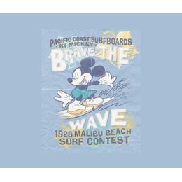 Tchibo - Vliestapete &raquo;Mickey Brave the Wave&laquo; - blau