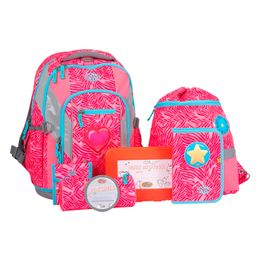 Tchibo - SCHOOL-MOOD -Schulrucksack-Set Loop Air - hellblau