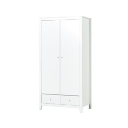 Tchibo - Kleiderschrank - 100x65x201cm - wei&szlig; - Holz / Holz