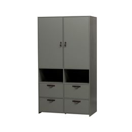 Tchibo - Kleiderschrank &raquo;Stage&laquo; - 103x40x185cm - gr&uuml;n - Holz