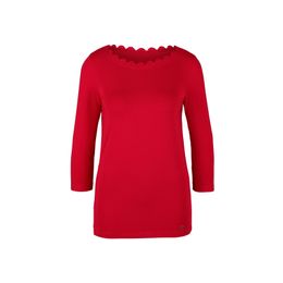 Tchibo - Shirt mit 3/4-Arm - Damen - Gr. L - rot