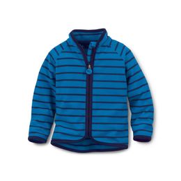 Tchibo - Microfleecejacke - Baby - Gr. 86/92 - dunkelblau/gestreift