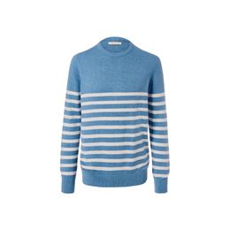 Tchibo - Pullover mit Rundhalsausschnitt - Herren - Gr. XL - hellblau/gestreift