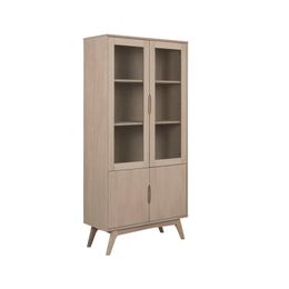 Tchibo - Vitrine &raquo;Marte&laquo; - 94x40x192cm - braun - Holz / Eichenholz / Glas