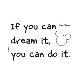 Tchibo - Wandsticker &raquo;You can do it&laquo; - schwarz