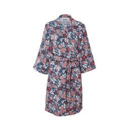 Tchibo - Kimono-Morgenmantel - Damen - Gr. M - blau/print