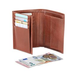 Tchibo - Leder-Portemonnaie - braun