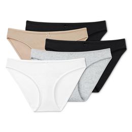 Tchibo - 5 Slips - Damen - Gr. S - schwarz