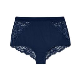 Tchibo - Spitzen-Panty - Damen - Gr. L - dunkelblau