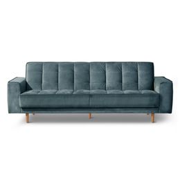 Tchibo - Max-Winzer -3-Sitzer-Schlafsofa &raquo;Josephine&laquo; - 240x78x84cm - braun - Polyester / Holz / Buchenholz