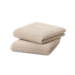 Vestio-Jacquard-Handtuch - beige