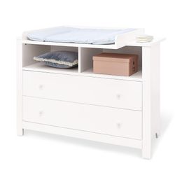 Pinolino Wickelkommode &raquo;Liv&laquo; - 130x77x101cm - wei&szlig; - Holz / Holz / Acryl