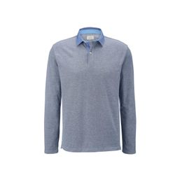 Tchibo - Langarm-Piqu&eacute;-Poloshirt - Herren - Gr. XXL - wei&szlig;