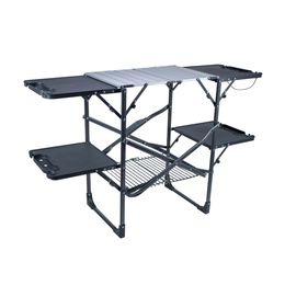 Tchibo - GCI-Outdoor-Campingk&uuml;che &raquo;Slim Fold&laquo; - silber