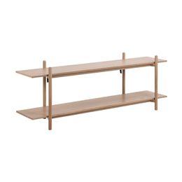 Tchibo - Offenes Regal - 150x36,5x54,5cm - braun - Holz / Eichenholz