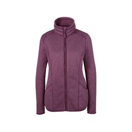 Tchibo - Strickfleecejacke - Damen - Gr. XS - dunkelrosa