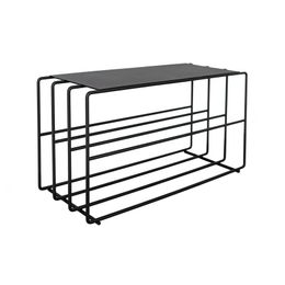 Tchibo - Schuhregal &raquo;Neva&laquo; - 80x30x41cm - schwarz -