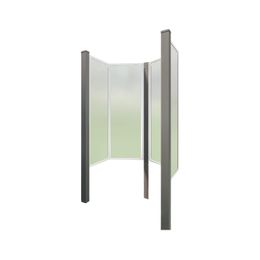 Breuer-Gartendusche &raquo;Fara-O&laquo; - 115x85x180cm - silber - Kunststoff / Aluminium