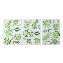 Tchibo - Wandsticker &raquo;Leuchtendes Weltall&laquo; - wei&szlig;