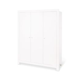 Pinolino Kleiderschrank &raquo;Liv&laquo; - 140x57x180cm - wei&szlig; - Holz / Holz / Acryl