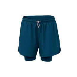 Tchibo - 2-in-1-Laufshorts - Damen - Gr. 38 - dunkelblau