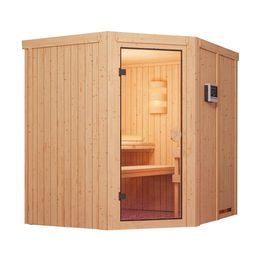 Karibu-Sauna &raquo;Lillian&laquo; - naturfarben